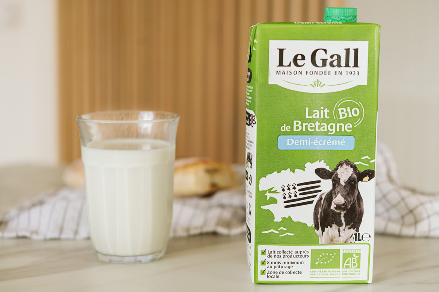 Notre Lait bio - Maison Le Gall